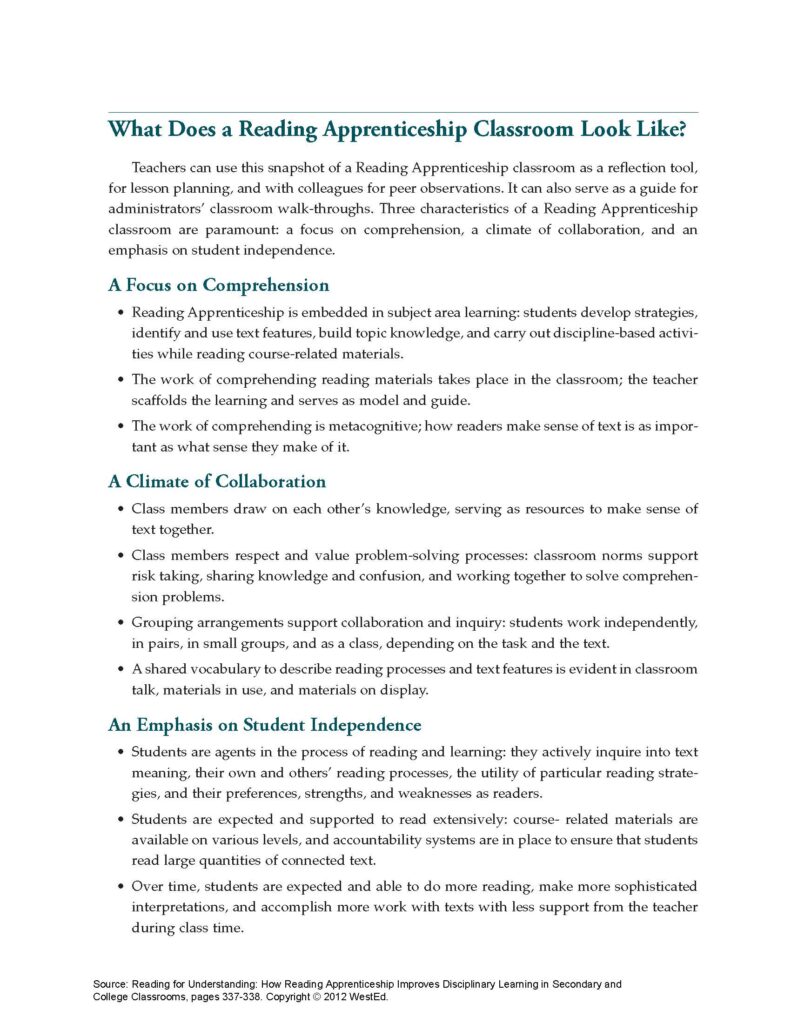 Library of Resources | Reading Apprenticeship – Reading Apprenticeship